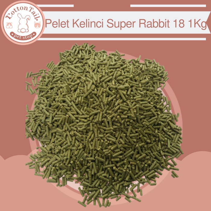 Jual SUPER RABBIT 18% PAKAN KELINCI MURAH REPACK 1 KG | Shopee Indonesia