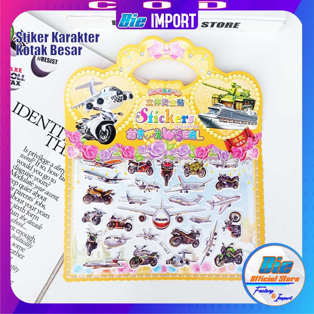 Jual Stiker Mainan Anak Karakter Bongkar Pasang | Shopee Indonesia