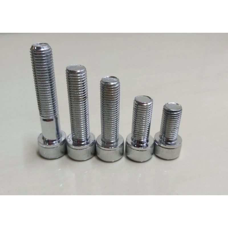 Jual BAUT CROME M10 BAUT DRAT 14 KEPALA KUNCI L | Shopee Indonesia