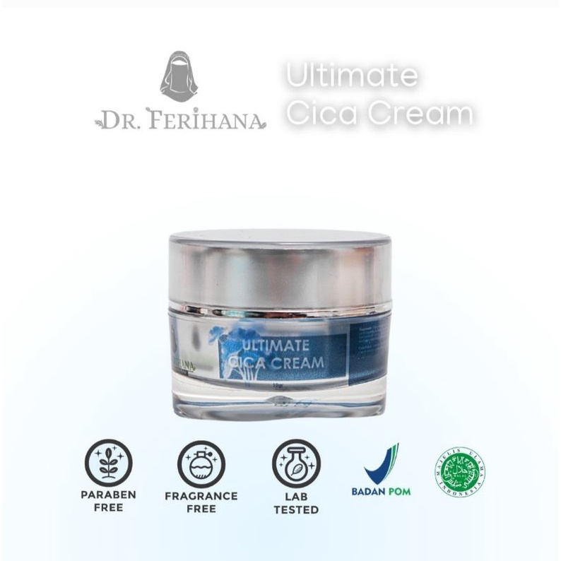Jual DR FERIHANA Ultimate Cica Cream (Sensitif, Bopeng, Keriput, Anti Aging ...