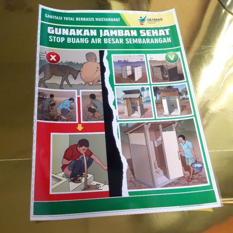 Jual Poster Ke 13, STBM (Pentingnya Jamban Sehat) | Shopee Indonesia
