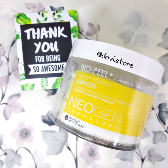 Jual NEOGEN Dermalogy Bio peel + advance treatment gauze peeling lemon ...