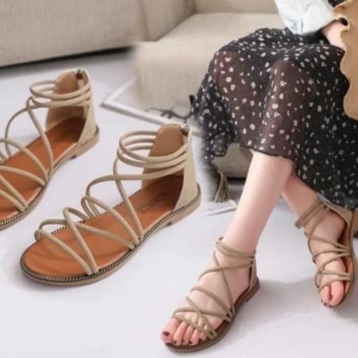 Jual Harga Murah.. MH17 sandal gladiator sendal teplek tali lilit ...