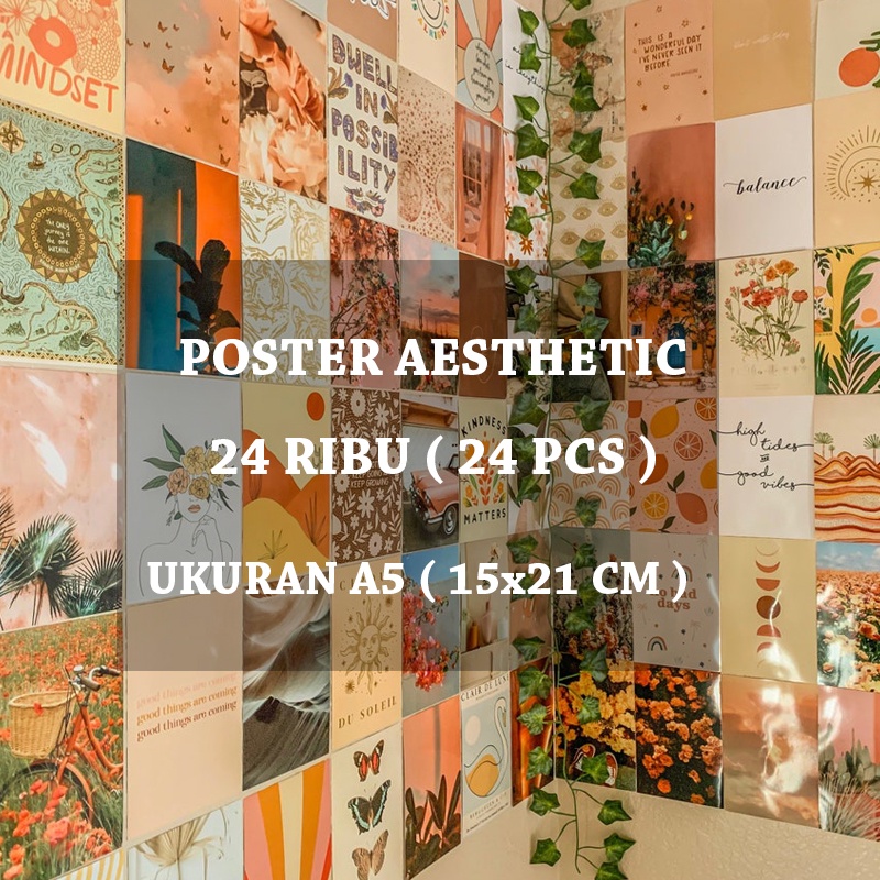 Jual Poster Aesthetic | Poster Dinding Aesthetic | Poster Wall Collage ...