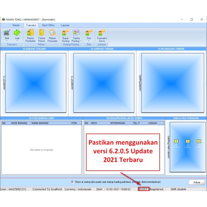 Jual Software Toko Minimarket SID RETAIL PRO 2020 ver 6203 Penjualan ...