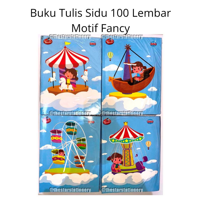 Jual (1 Pak isi 5 Buku) Buku Tulis SIDU 100 Lembar / Buku Tulis SIDU ...