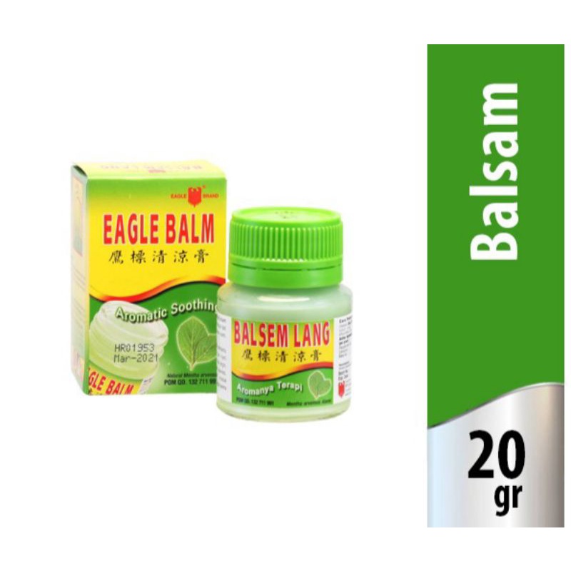 Jual Balsem Elang Hijau Besar 20 Gram Balsem Gosok Pereda Nyeri Otot ...