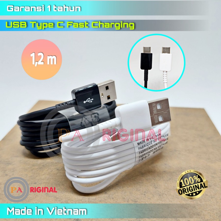 Jual Kabel Data Galaxy Fast Charging ORI USB ORIGINAL 100% Samsung Type ...