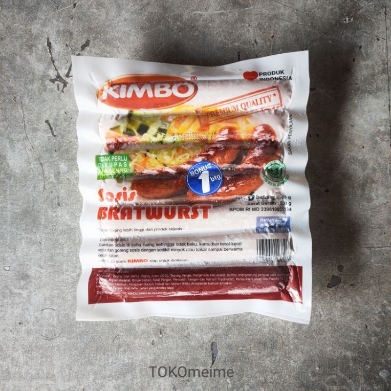 Jual KIMBO Sosis Bakar Jumbo 7s 500gr | Shopee Indonesia