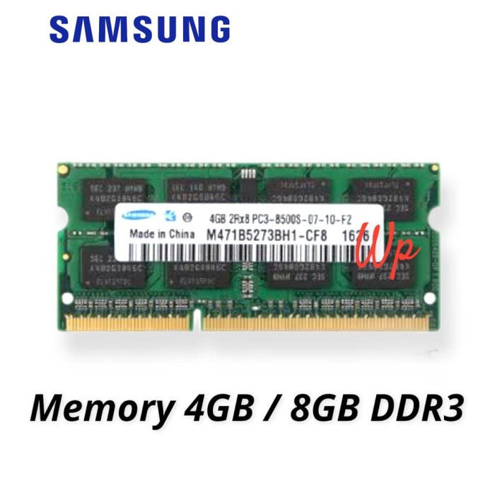 Jual RAM LAPTOP SAMSUNG DDR3 4GB 8GB 8500 / 1066/ 10600 MHz RAM SODIMM ...