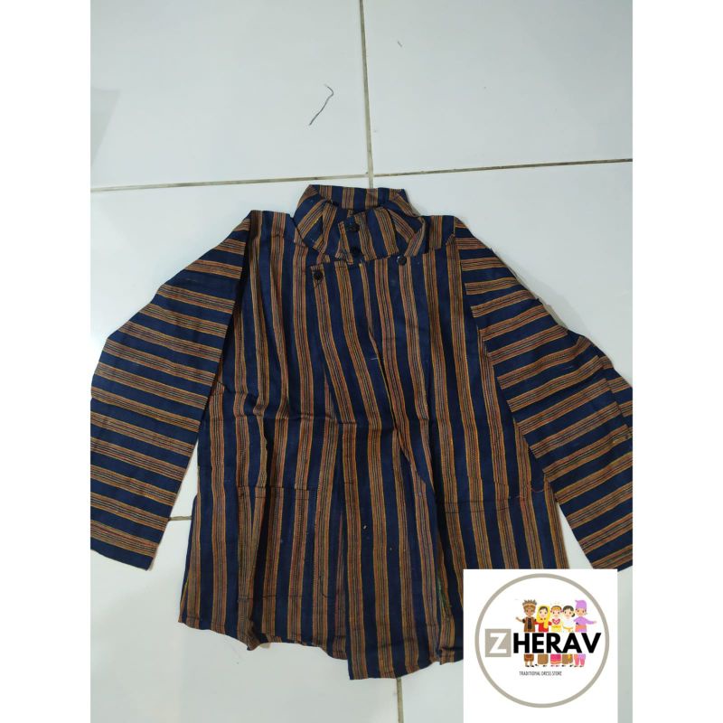 Jual baju lurik surjan anak baju adat jawa anak | Shopee Indonesia