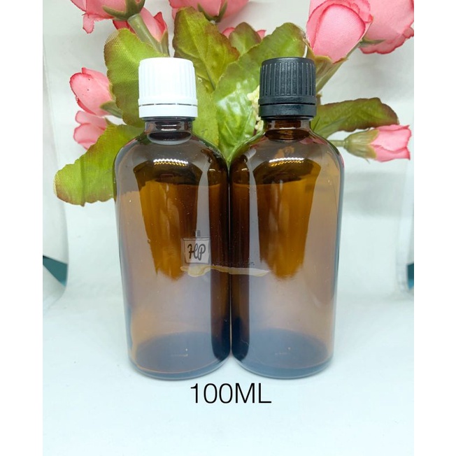 Jual Botol Kaca Amber 100ml Tutup Filler Segel Botol Essesial Oil 100ml | Shopee Indonesia