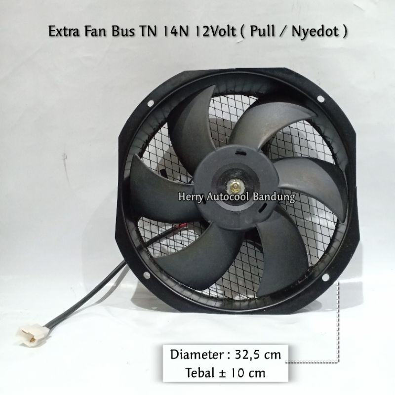 Jual Extra Fan Bus TN 14N 12 Volt ( Pull / Nyedot ) | Shopee Indonesia