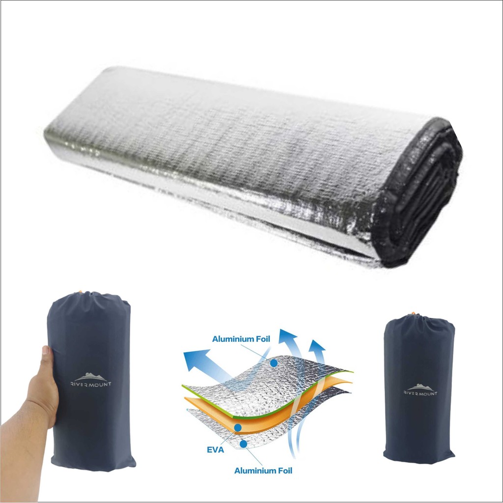 Jual RIVERMOUNT MATRAS ALUMUNIUM FOIL DOUBLE SIDE | Shopee Indonesia