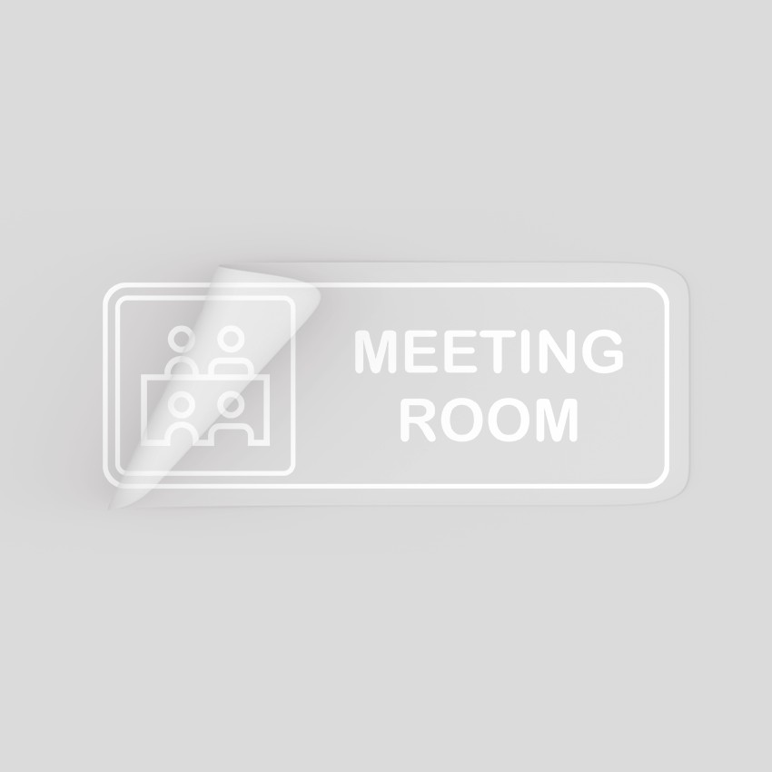 Jual sticker meeting room - penanda ruang rapat - stiker dinding ...