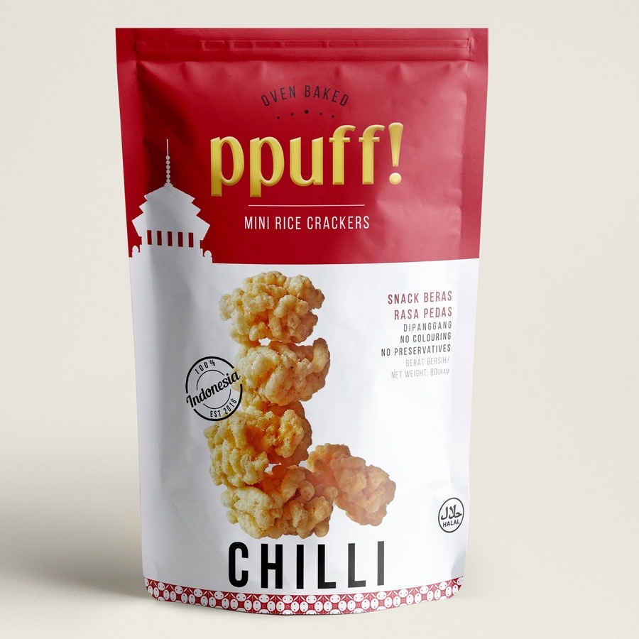 Jual Makanan Ringan Snack Rengginang Sehat Panggang Pedas - Ppuff ...