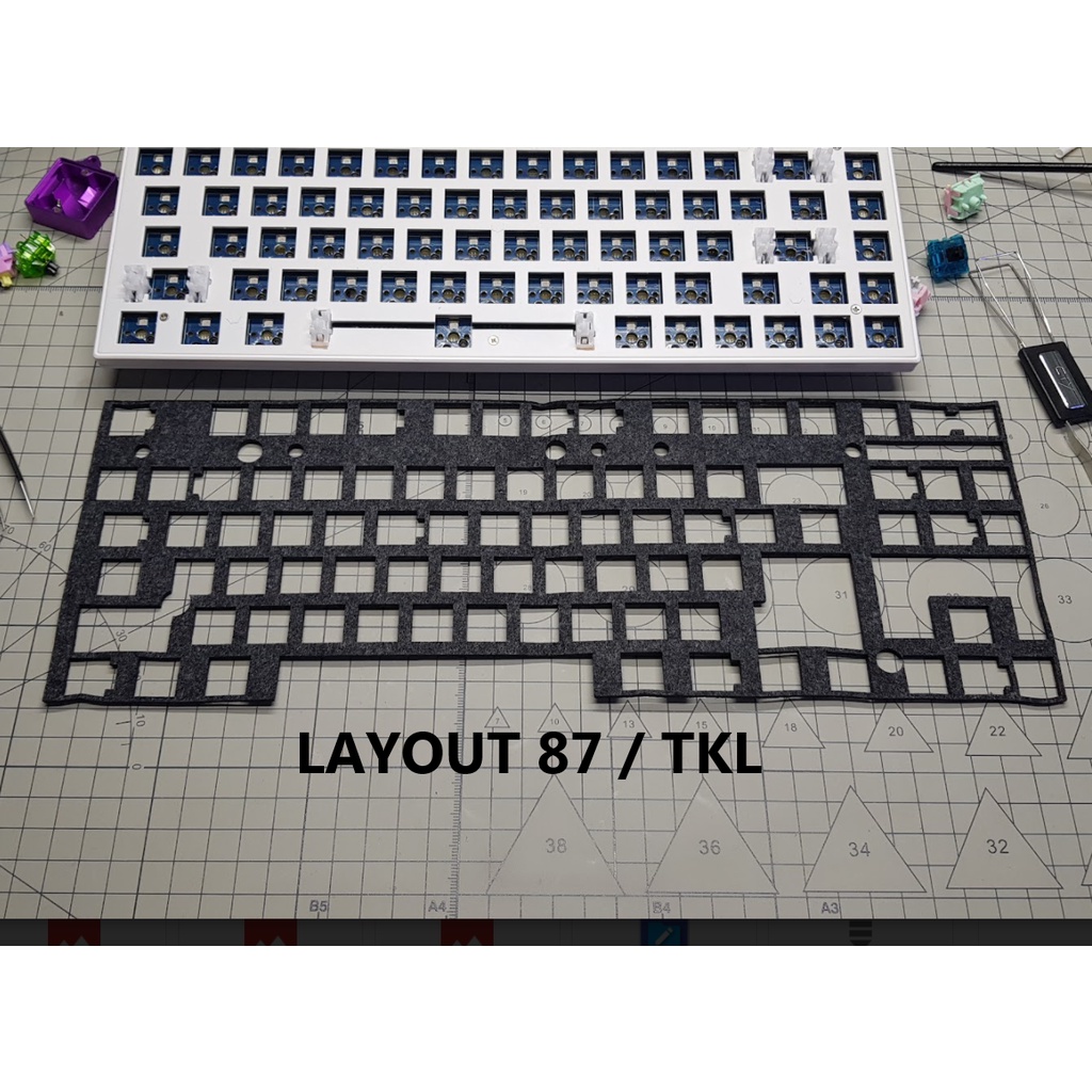 Jual COTTON FOAM PCB PLATE Berbagai Layout - FOAM PBCC Plate Dampening ...