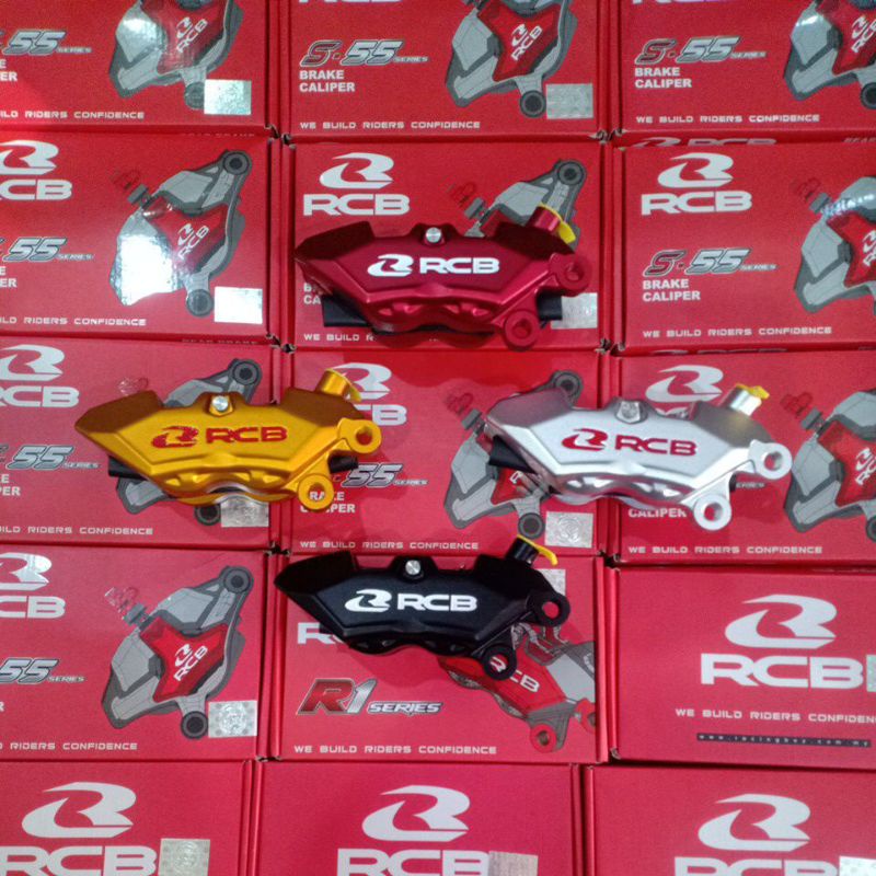Jual KALIPER RCB R1 SERIES 4 PISTON UNIVERSAL | Shopee Indonesia