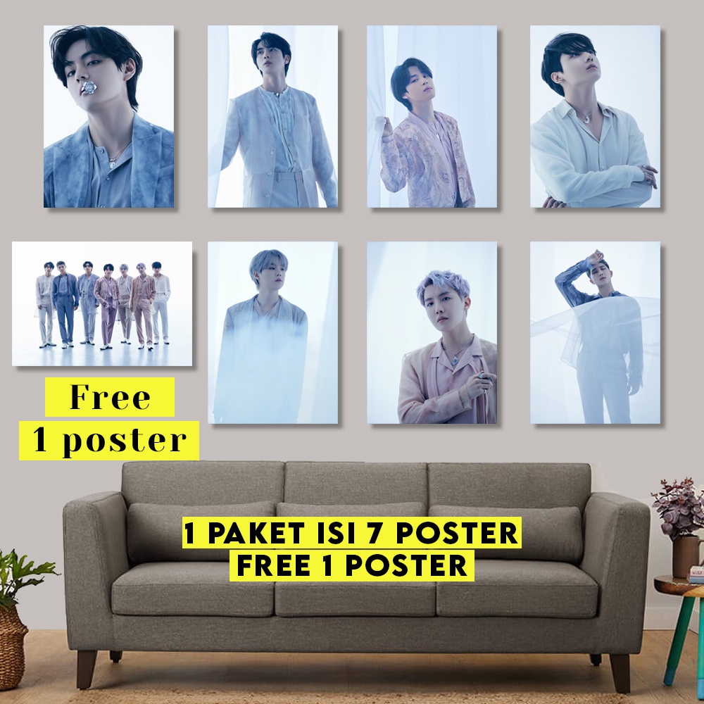 Jual Poster dinding bts proof door ver.2 | Poster isi 8 lembar | Poster ...