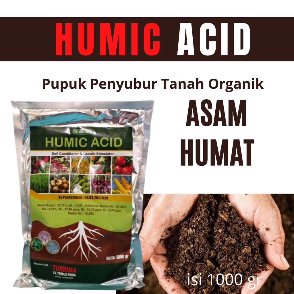 Jual Pupuk Cabai Agar Berbuah Lebat Humic Acid, Asam Humat Untuk Cabe ...