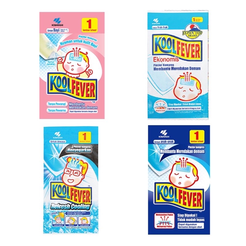 Jual KOOLFEVER Bayi/Anak/Dewasa / Kompres Bayi Kool Fever / Coolfever ...