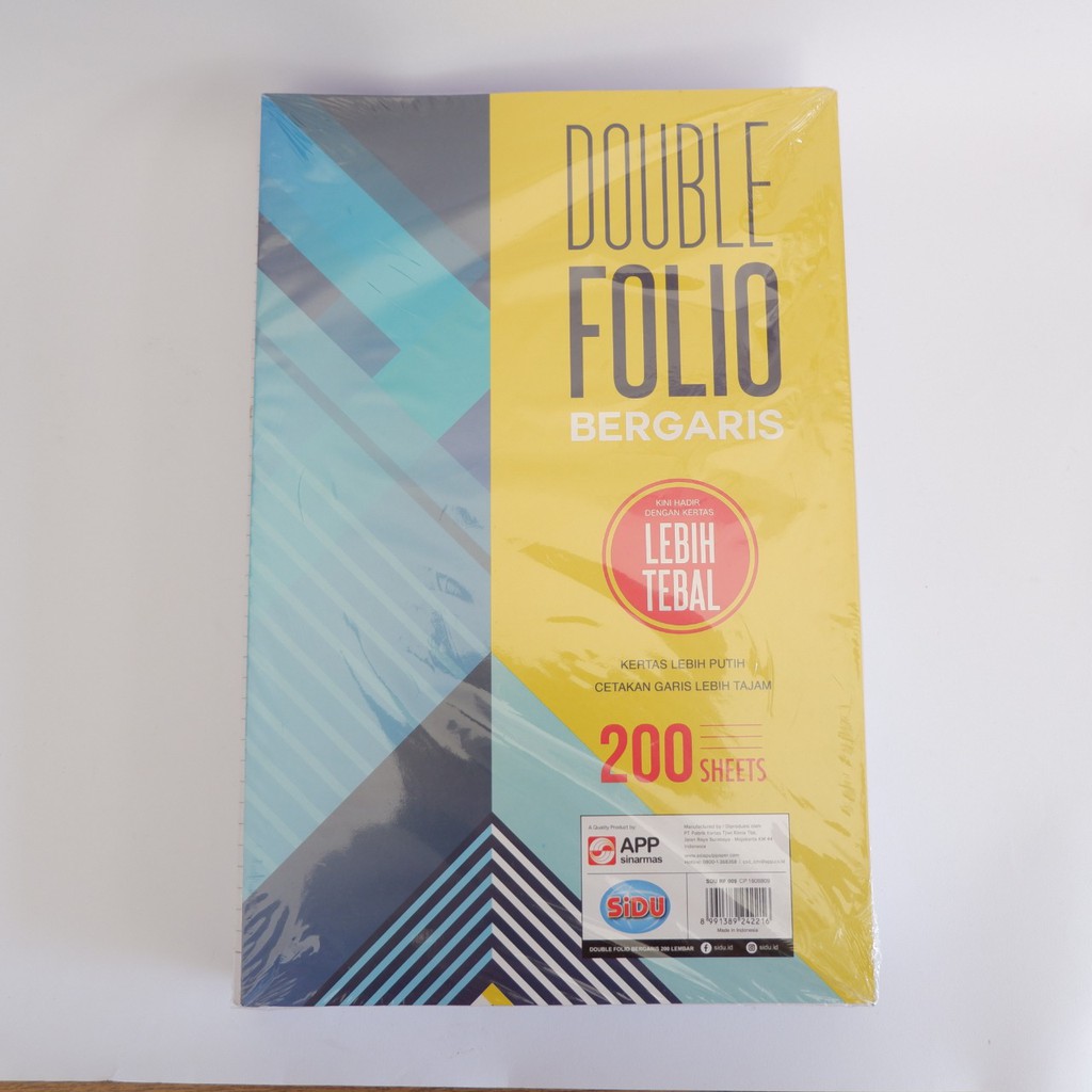 Jual ECER (4000=10PCS) KERTAS DOUBLE FOLIO BERGARIS SIDU TRULLY KIKY ...