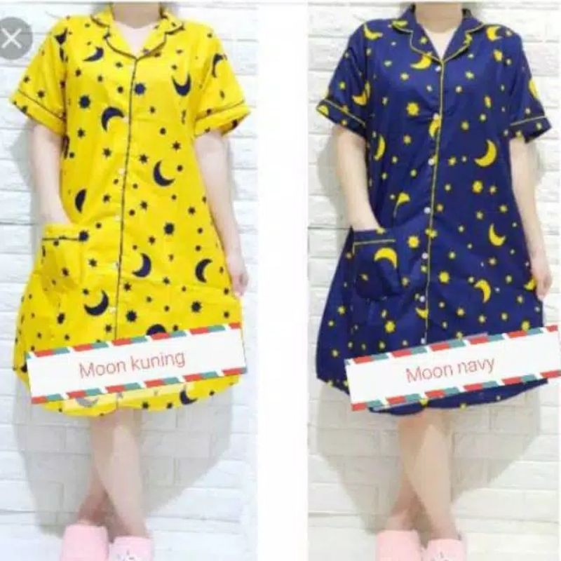 Jual Daster Baju Tidur Wanita Jumbo Ld 120 | Shopee Indonesia