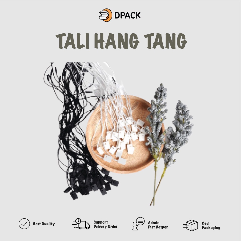 Jual Tali Hangtag Tali Handtag Label Baju Celana Benang Nilon Hang Tag ...