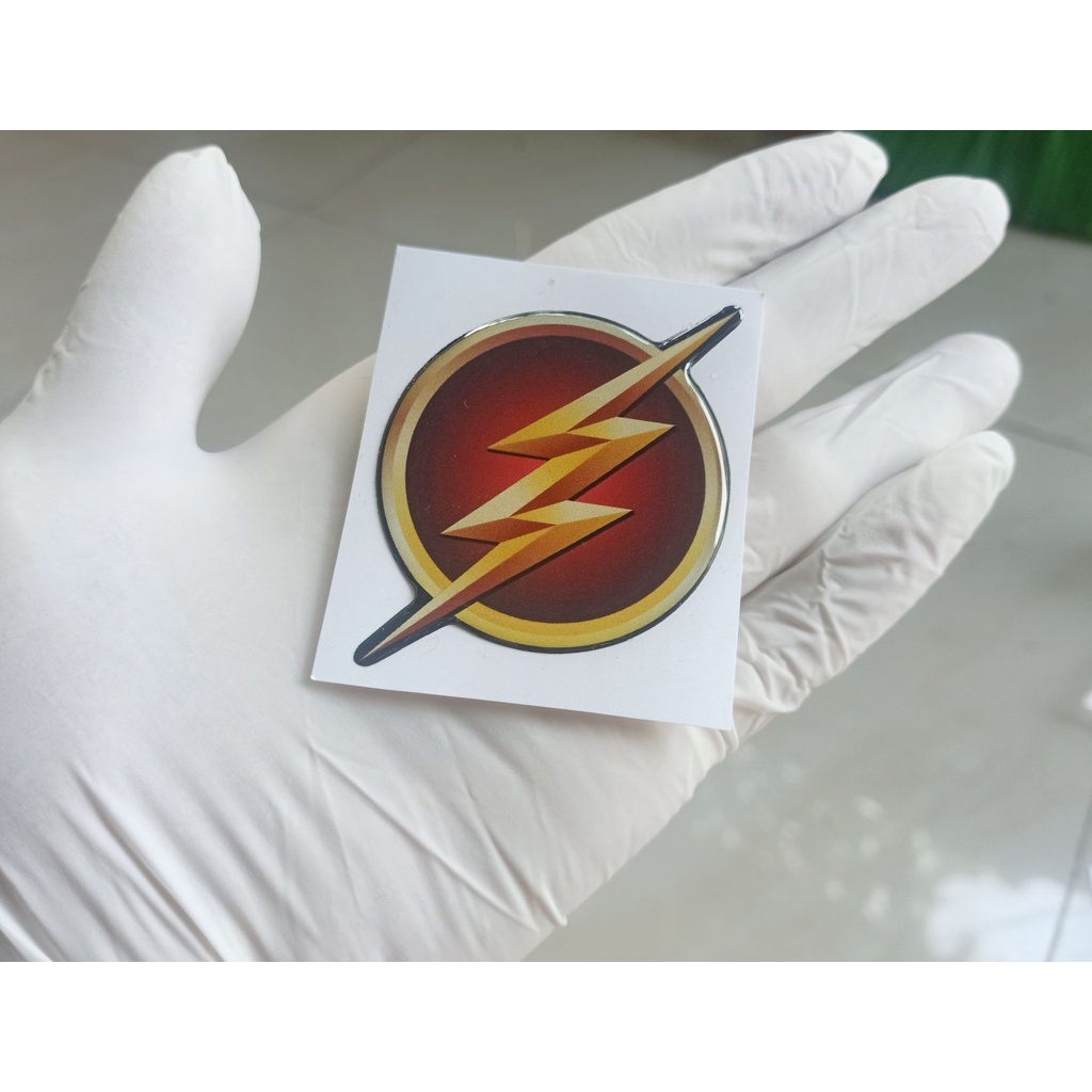 Jual Stikr logo the flash emblem sticker lentur | Shopee Indonesia
