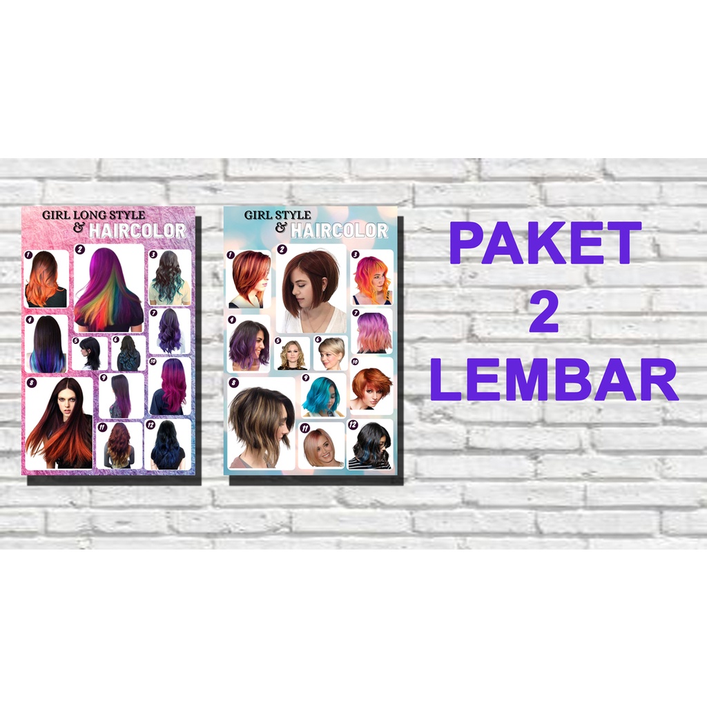 Jual Poster Barbershop/Poster Pangkas Rambut / Poster Salon Kecantikan ...