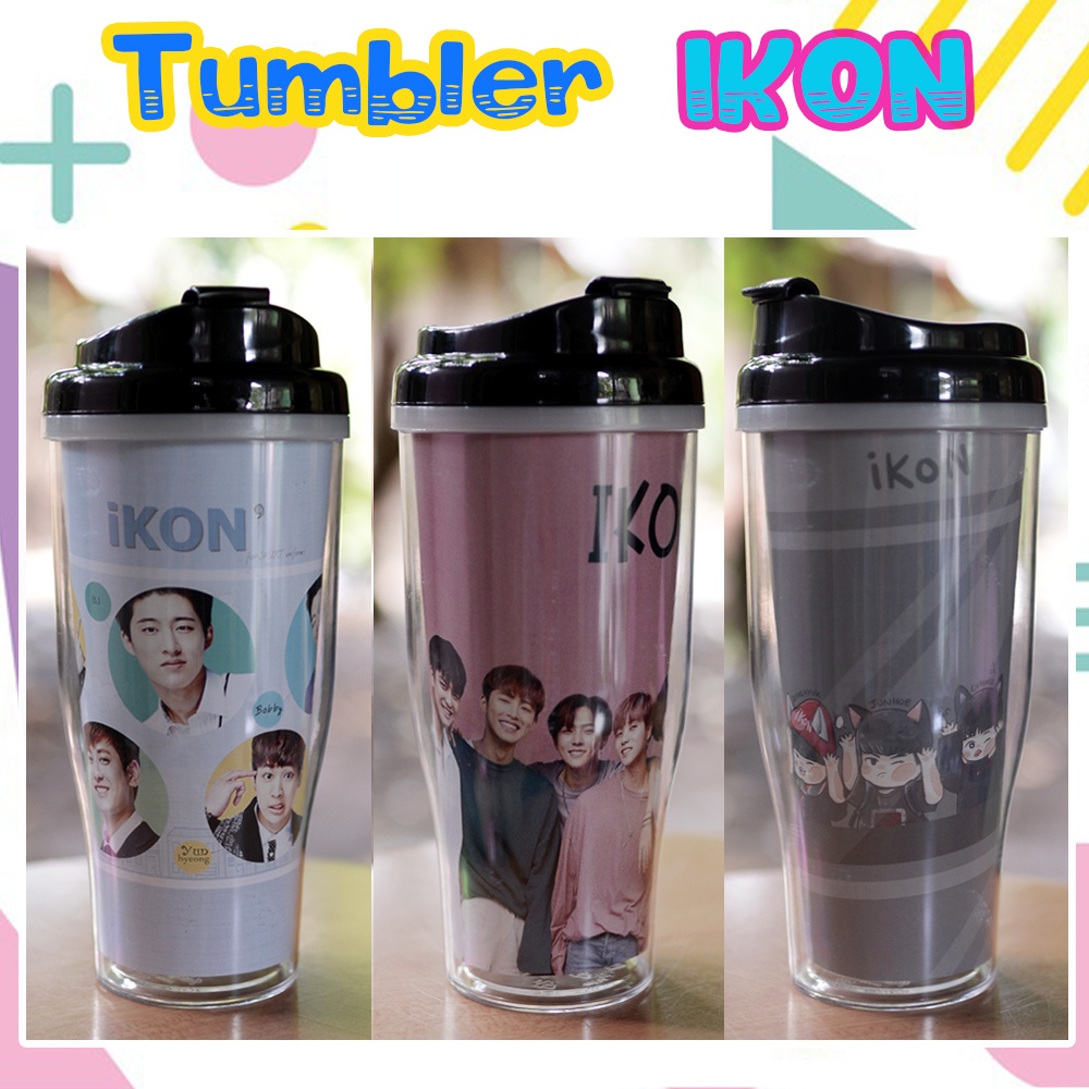 Jual IKON TUMBLER KPOP IKON MERCHANDISE BOTOL MINUM KPOP | Shopee Indonesia