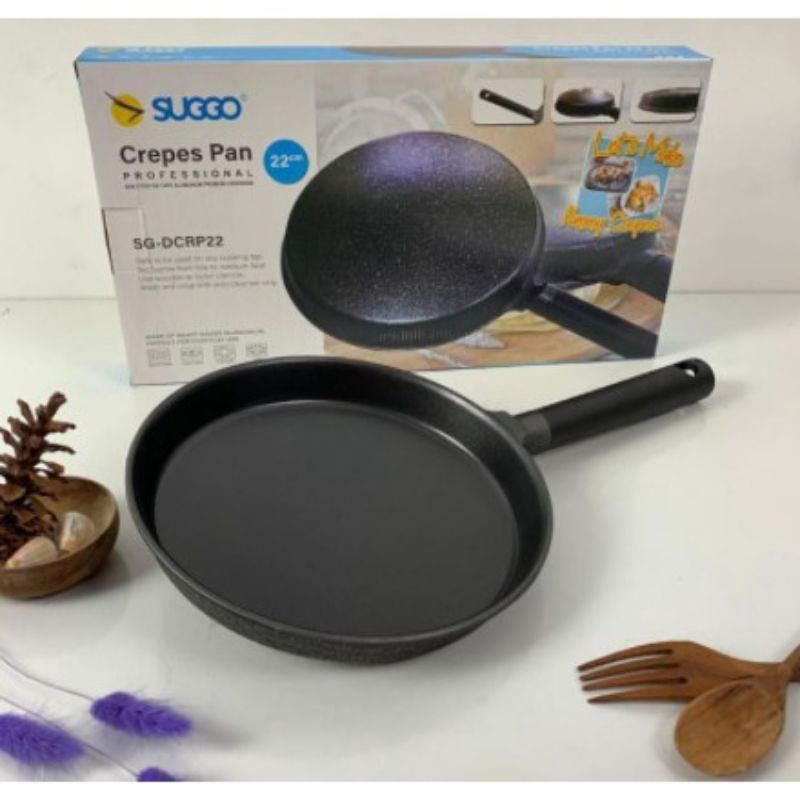 Jual Creper Pan suggo / Teflon / Alat Pembuat Kulit Lumpia / Crepes ...