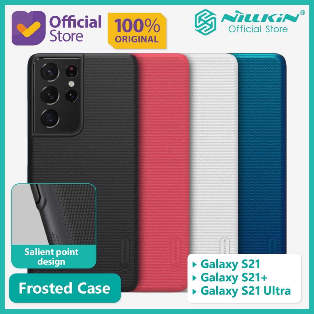 Jual Hard Case Samsung Galaxy S21 / S21+ Plus / S21 Ultra Nillkin Frosted Casing Black | Shopee ...