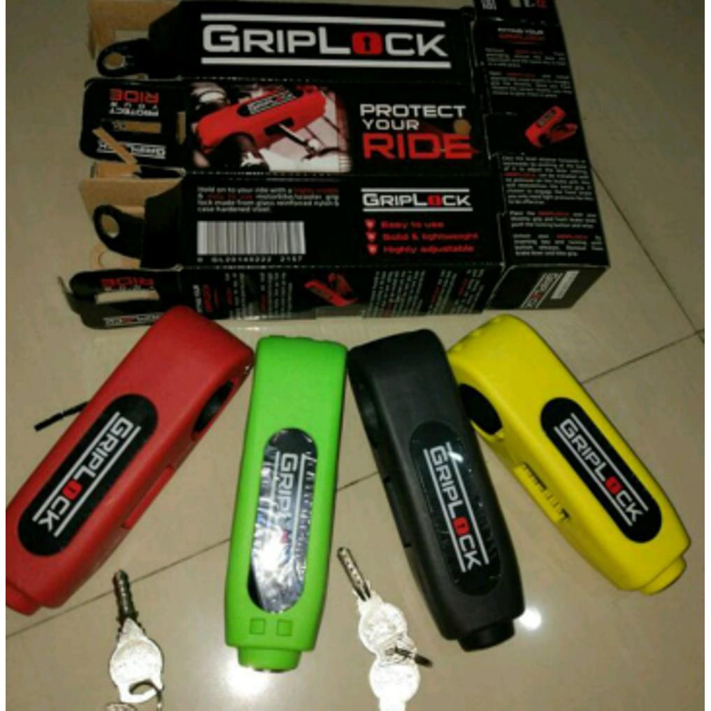 Jual Alat Pengaman Ganda Motor Anti HO Maling ( Griplock ) | Shopee ...