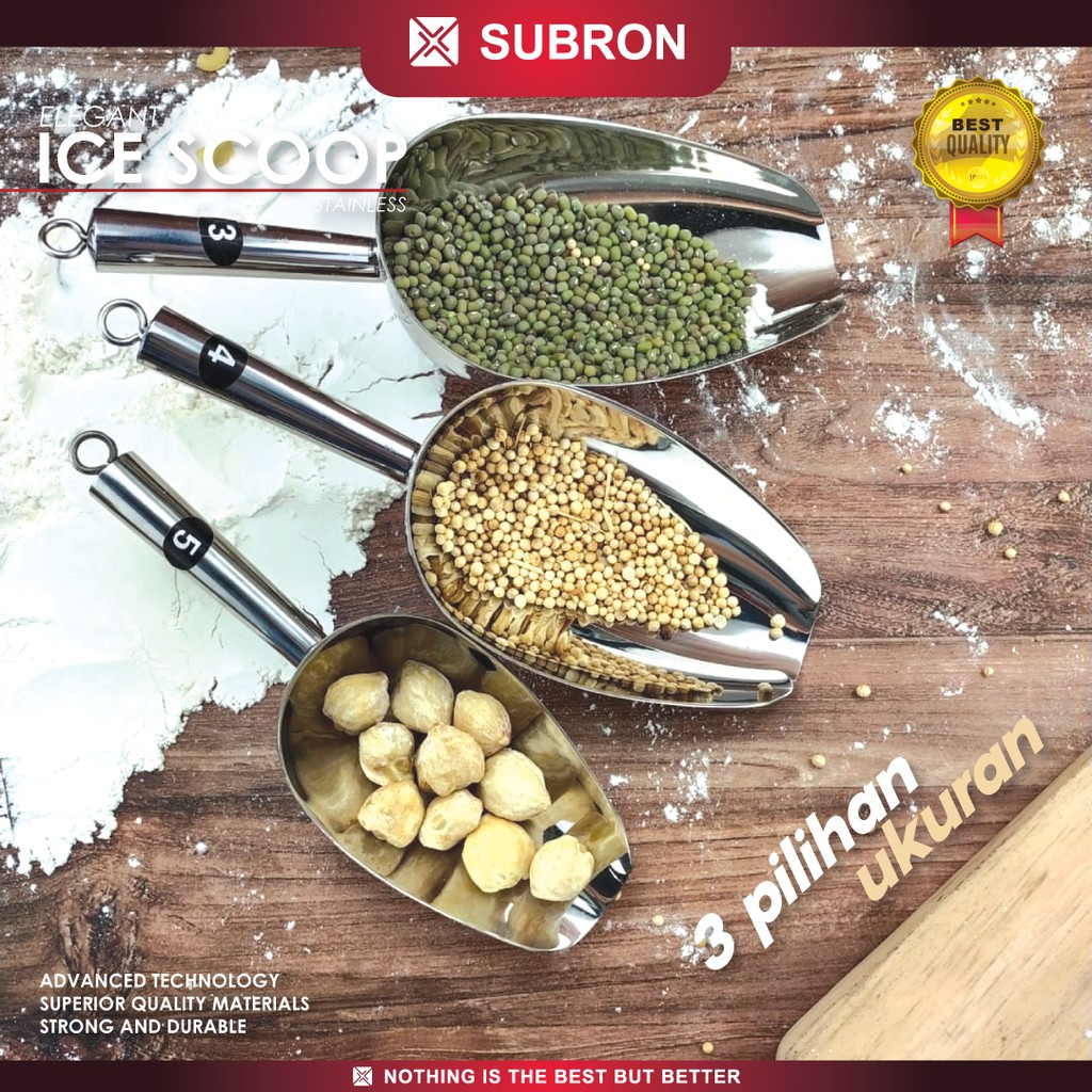 Jual SUBRON Ice Scoop Sekop Es Sekop Tepung Ice Shovel Flour Sugar ...