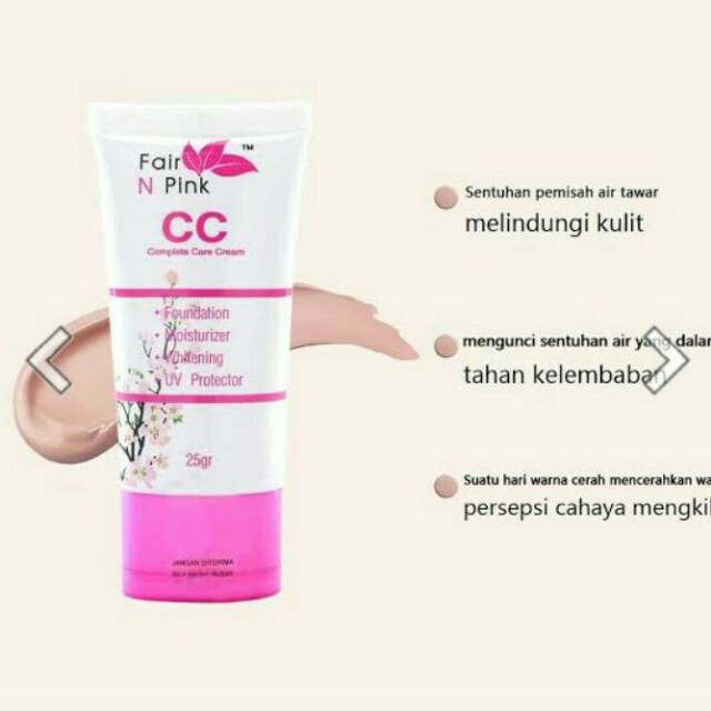 Jual Fair N Pink CC Cream (Complete Care Cream) | Shopee Indonesia