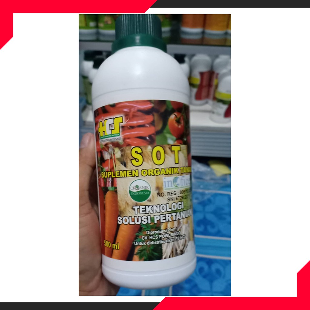 Jual Dijual Pupuk Organik Cair SOT HCS 500 ml Pupuk Cair / Pupuk Pelebat buah / pupuk Kesuburan ...