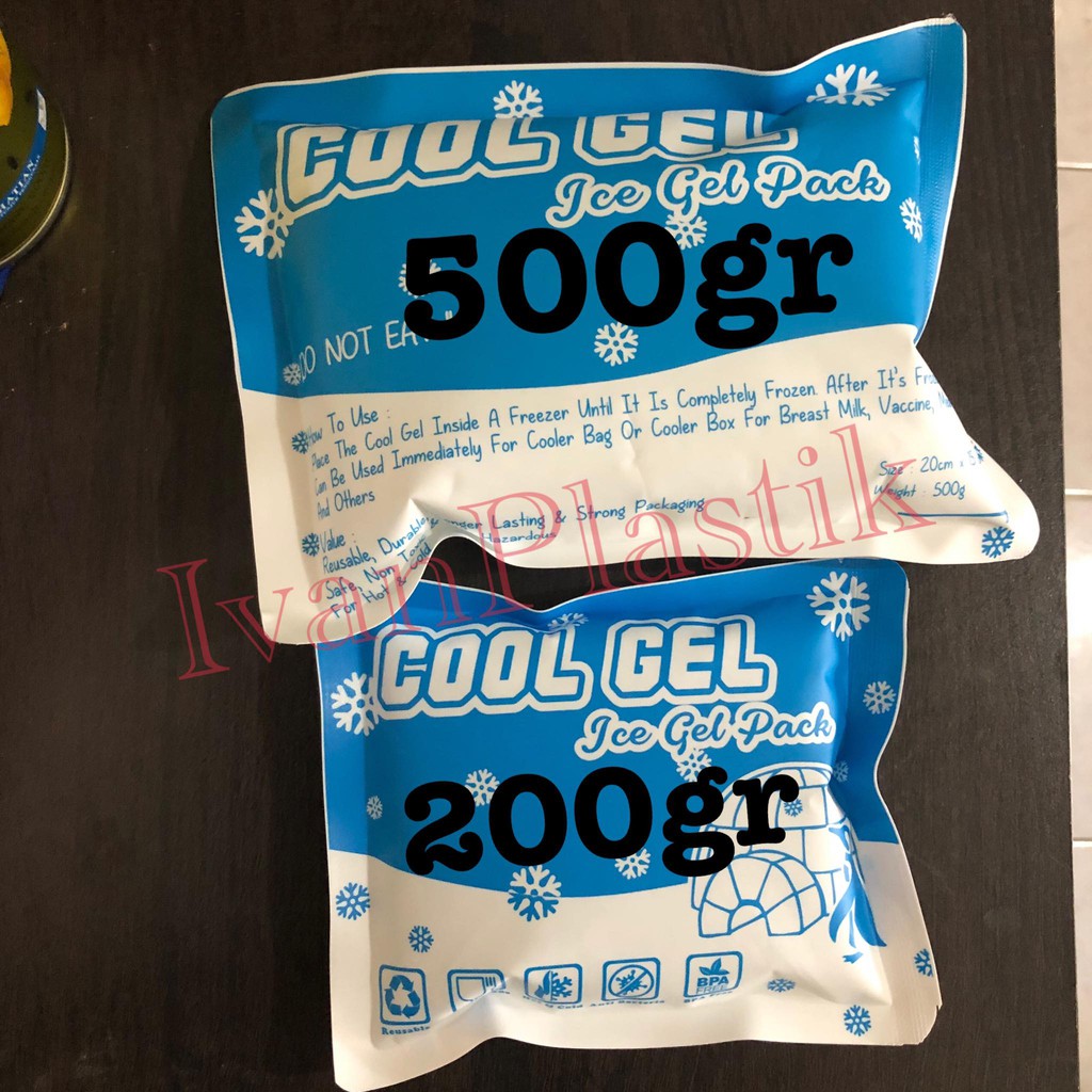Jual ice gel 500 gram ice pack pendingin pengganti es batu | Shopee ...