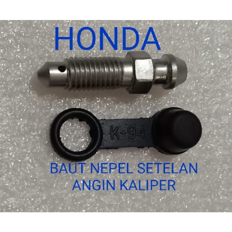 Jual BAUT NEPEL BAUT SETELAN PEMBUANGAN ANGIN KALIPER KEPALA BABI HONDA ...