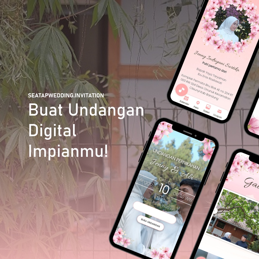 Jual Undangan Digital Exclusive Express, Digital Undangan Berlaku Satu ...