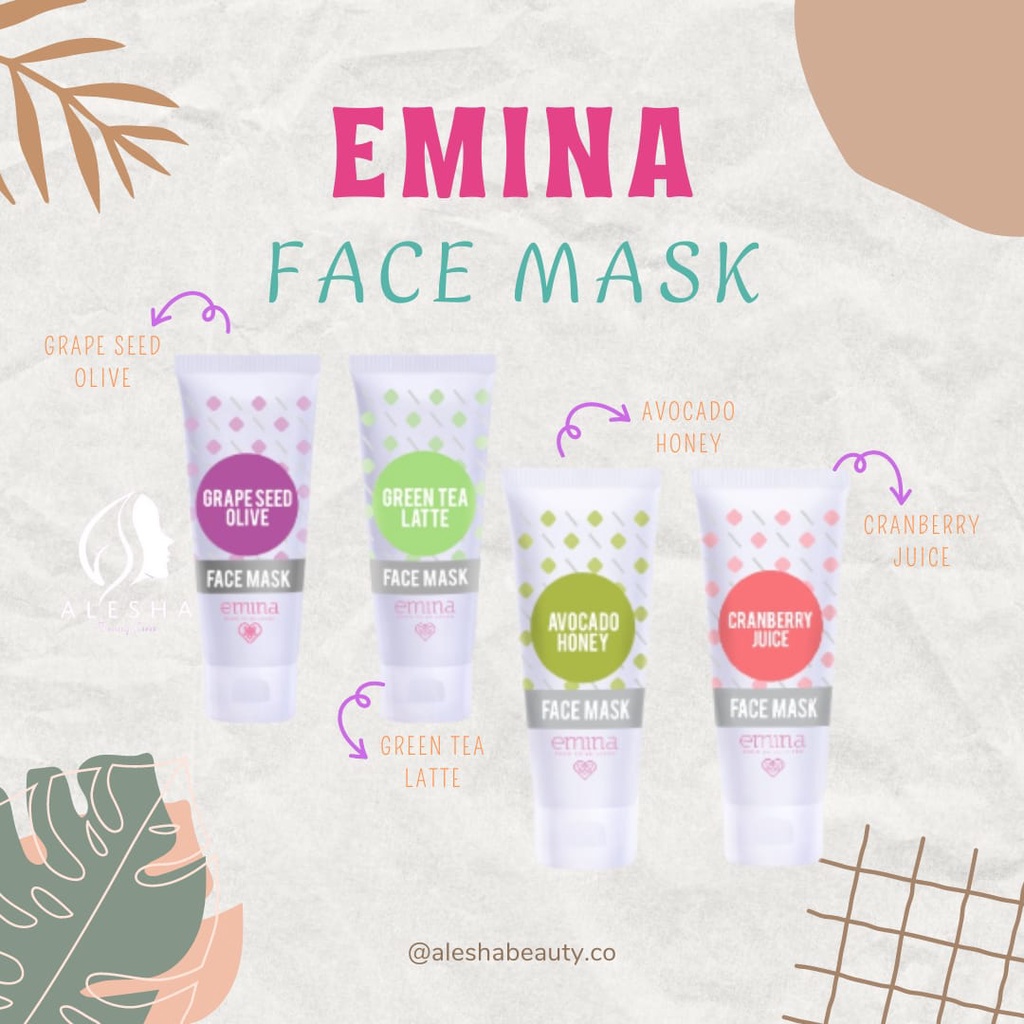Jual EMINA PRODUK READY STOCK/EMINA FACE MASK PEEL OFF/BPOM HALAL/100% ...