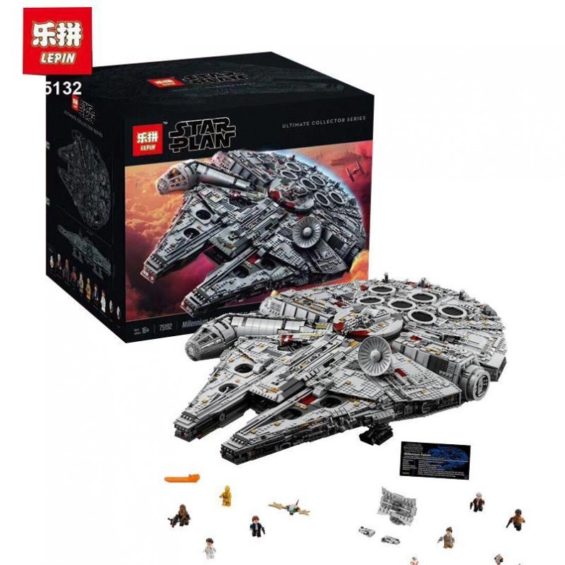 Jual LEPIN 05132 Millennium Falcon UltImate Collectors Destroyer Star ...