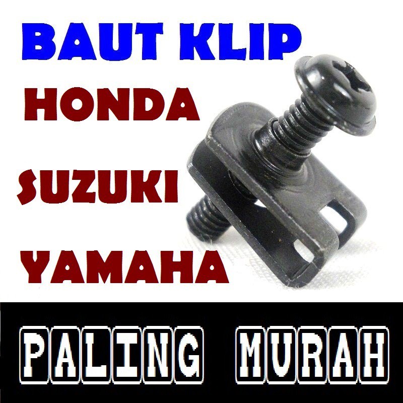 Jual baut body baud jepit grand sekrup klip bodi batok drat halus ...