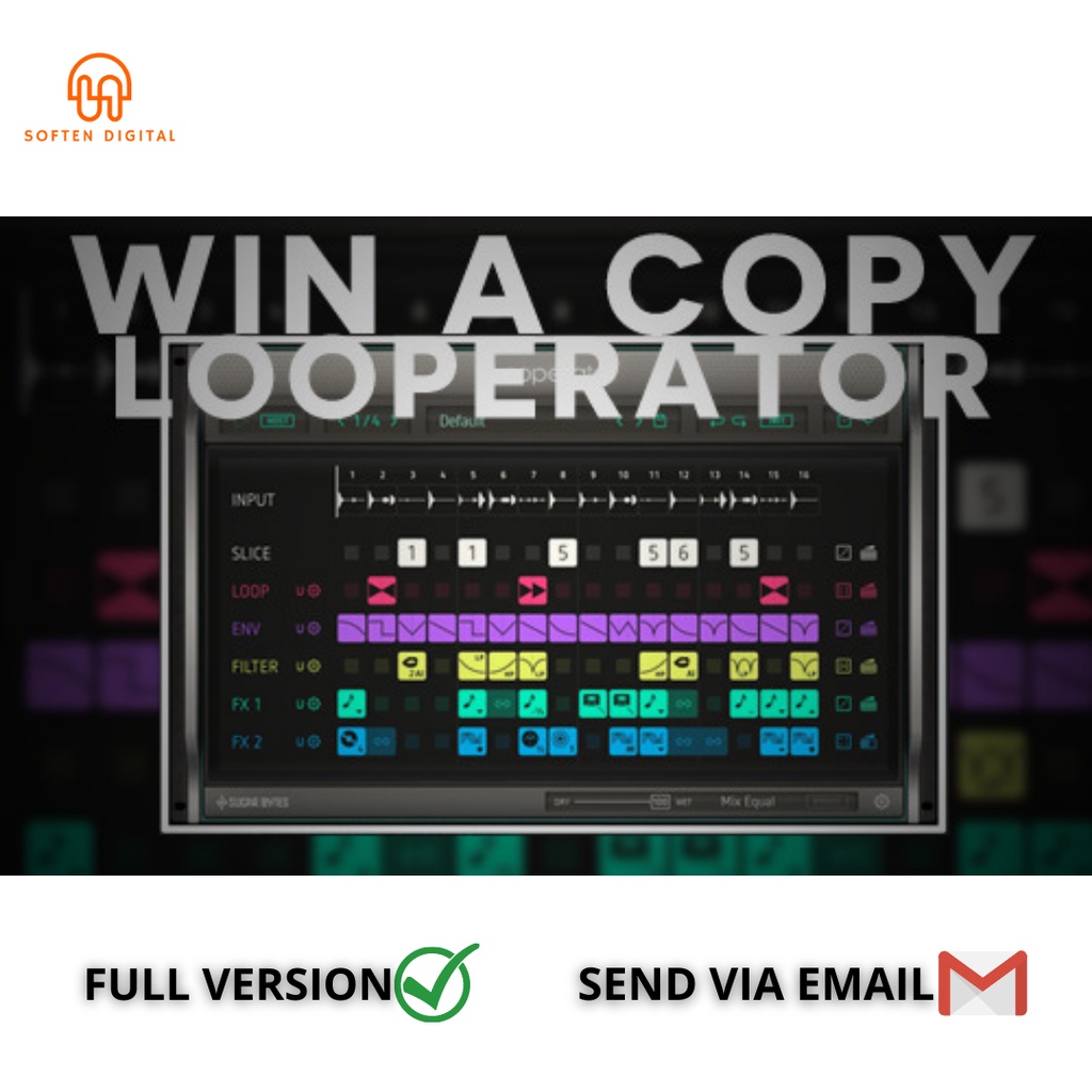 Jual SugarBytes Looperator 1 VST Plugin chops up your audio and turns ...