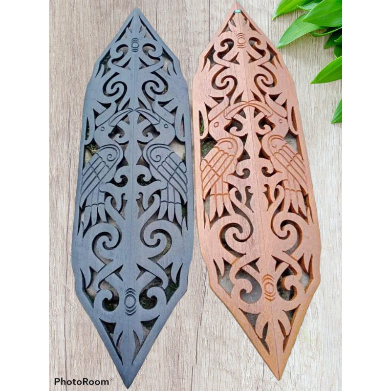 Jual tameng dayak perisai khas suku dayak ukuran 60cm | Shopee Indonesia