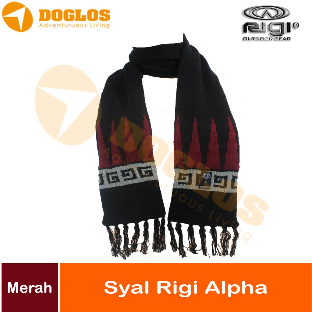 Jual Rigi Syal Alpha selendang winter hangat outdoor gunung travelling ...