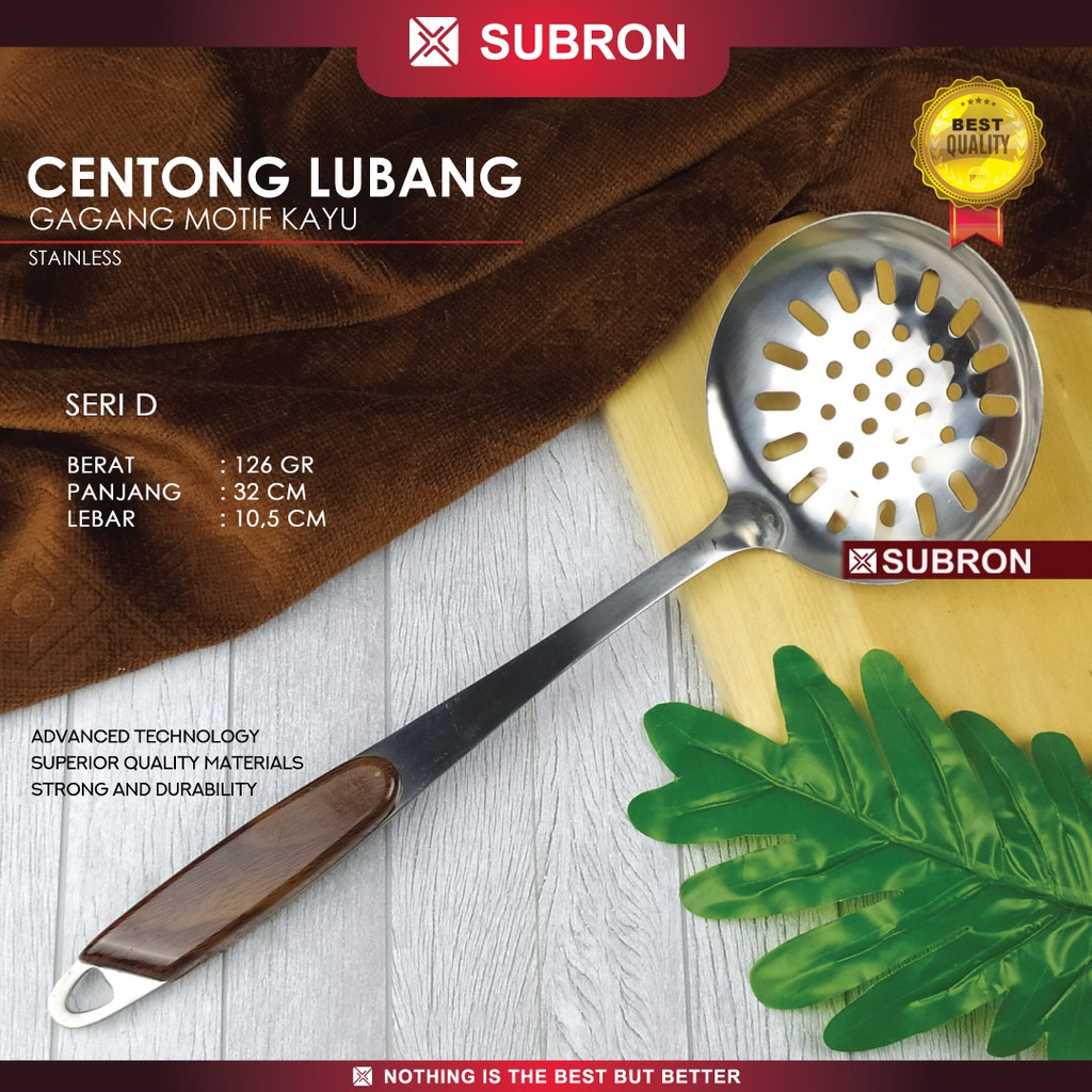 Jual SUBRON Susuk sutil spatula centong Stainless steel Tebal panjang ...