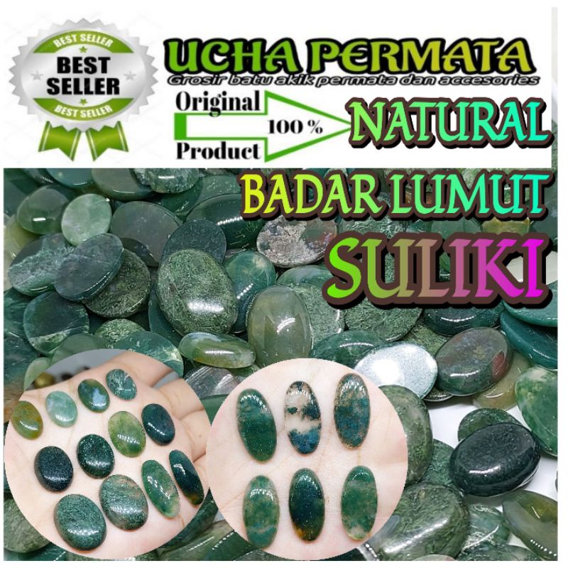 Jual batu akik natural badar lumut suliki | Shopee Indonesia