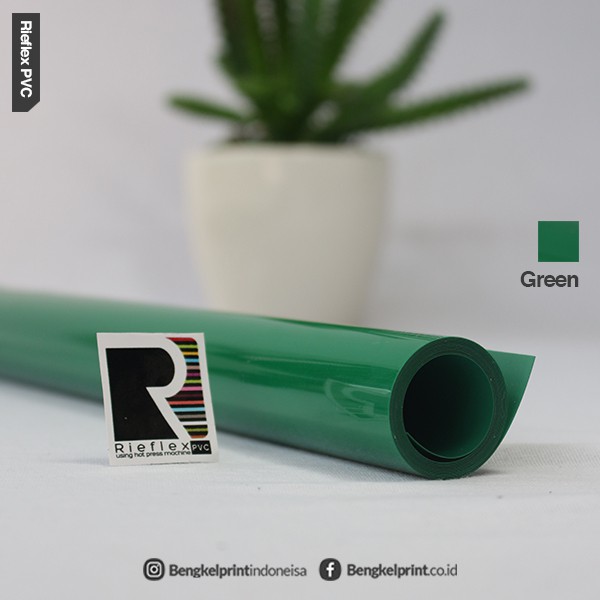 Jual Polyflex PVC Asli Korea Warna Hijau/Green (0.5meter X 1meter ...
