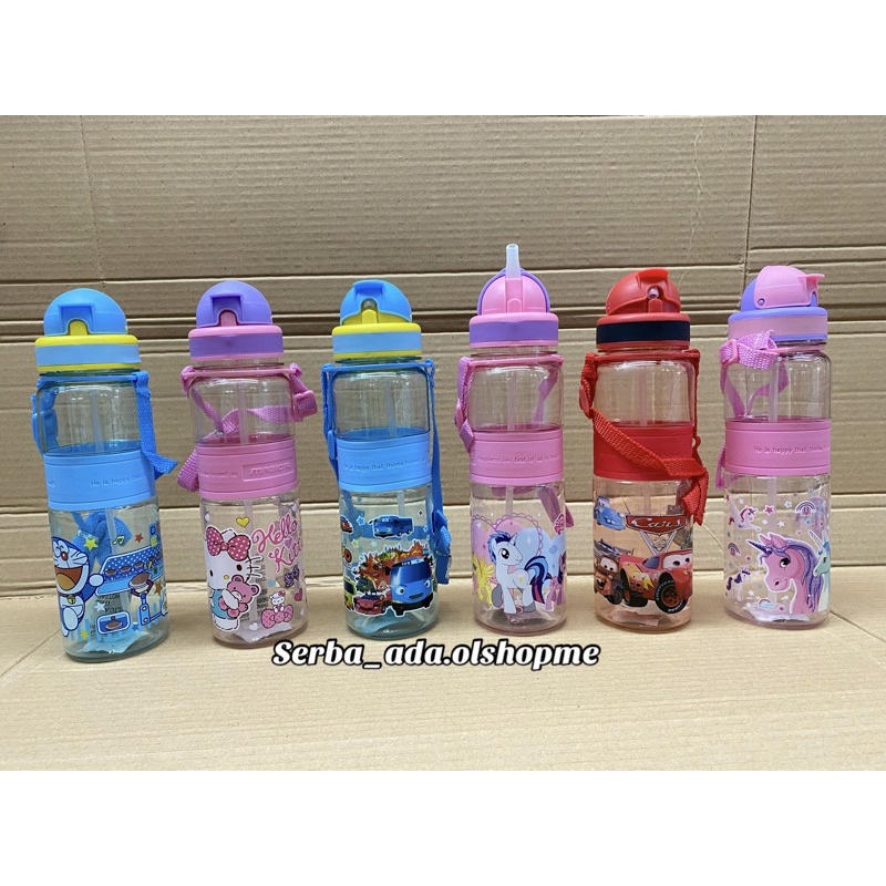 Jual SALE!!! BOTOL MINUM ANAK ANAK KARAKTER MEMILIKI SEDOTAN DAN TALI ...